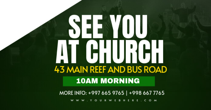 Copy of see you at church | PosterMyWall
