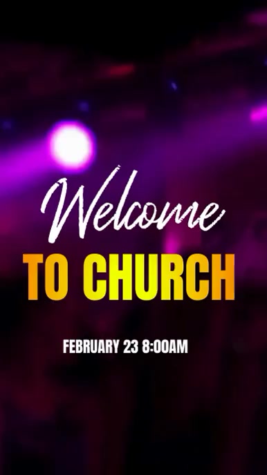 Plantilla de see you in church | PosterMyWall