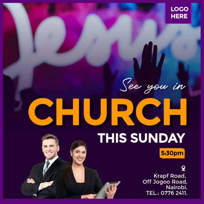 See you in Church Templat | PosterMyWall