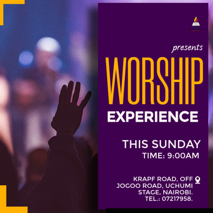 Plantilla de Nos Vemos en La Iglesia Este Domingo | PosterMyWall