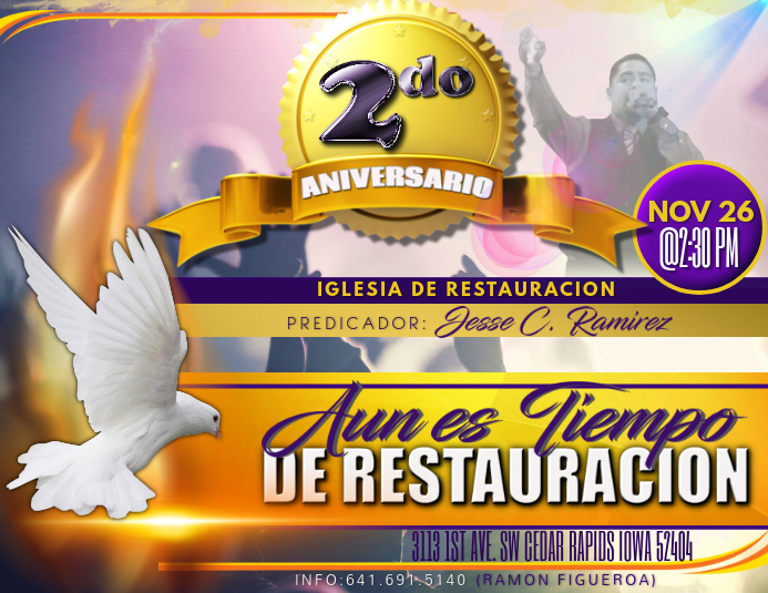 Copy of segundo aniversario | PosterMyWall