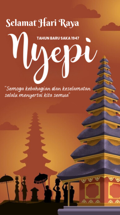 Selamat Hari Raya Nyepi Templat | PosterMyWall
