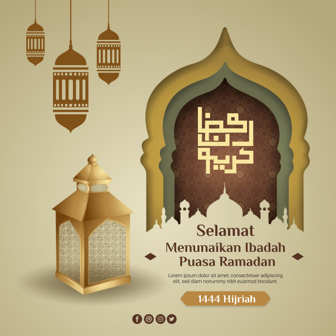 Copy of Selamat Puasa Ramadan Poster | PosterMyWall