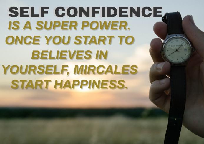 SELF CONFIDENCE QUOTE TEMPLATE | PosterMyWall