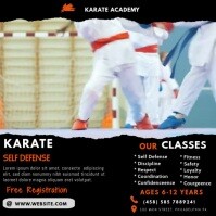 Karate Class Video Ad Template | PosterMyWall