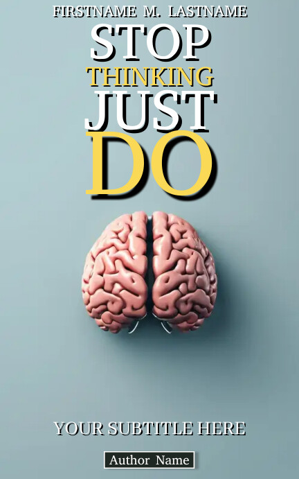 self help motivation book design cover templa Template | PosterMyWall