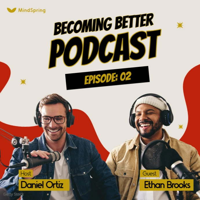 Copy of Self Help Podcast Cover Instagram Post | PosterMyWall