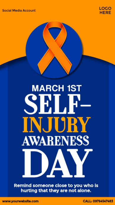 Copy of Self-Injury Awareness Day Campaign | PosterMyWall