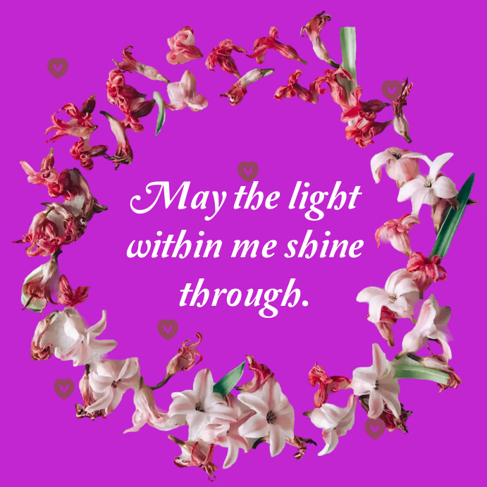 Copy of Self love affirmation Instagram post | PosterMyWall