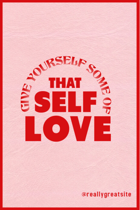 self Love Template | PosterMyWall