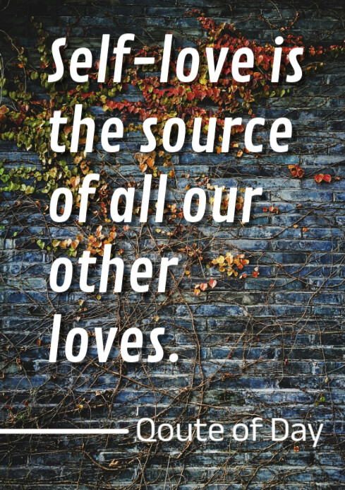 Self Love flyer Template | PosterMyWall