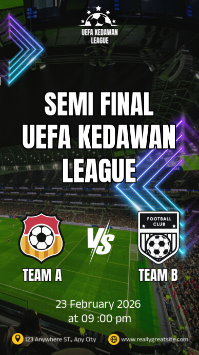 SEMI FINAL Template | PosterMyWall