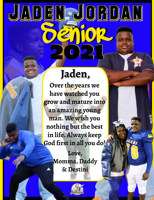 Senior Ad Template | PosterMyWall