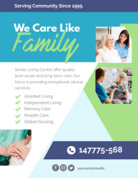 Senior Care Assisted Living Flyer Template | PosterMyWall