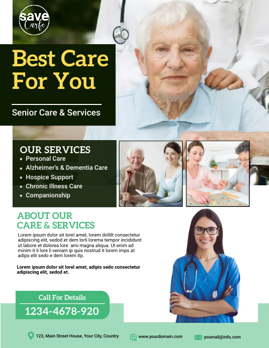 Senior Care Flyer Template | PosterMyWall