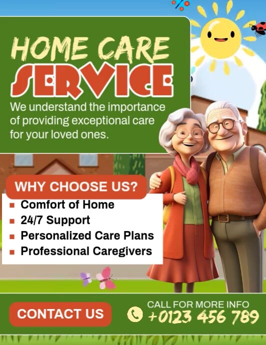 Copy of Senior Care Service | PosterMyWall