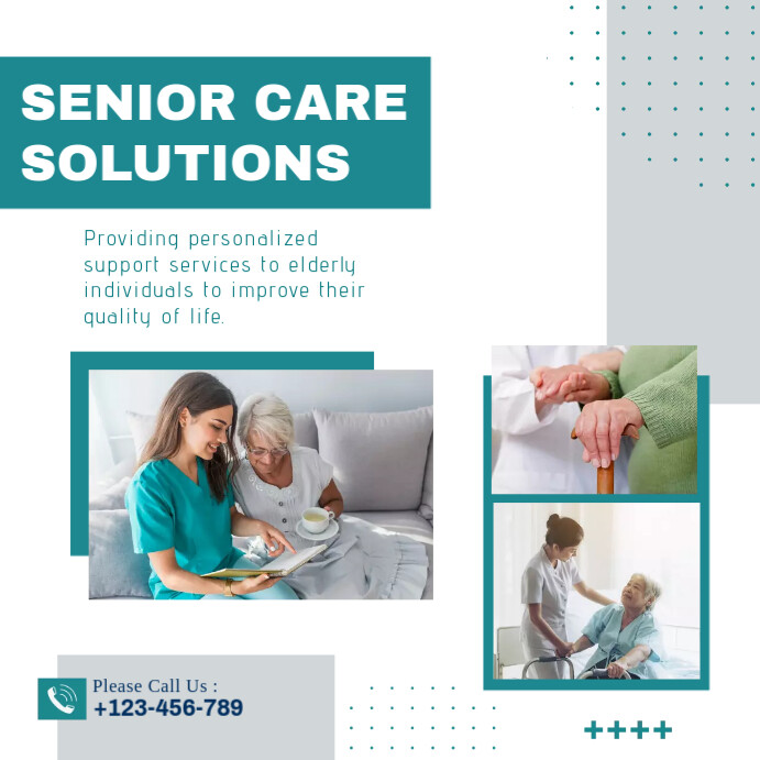 SENIOR CARE SOLUTIONS Template | PosterMyWall