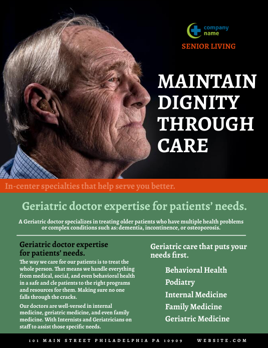 Senior center Template | PosterMyWall