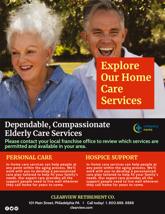 Senior center Template | PosterMyWall