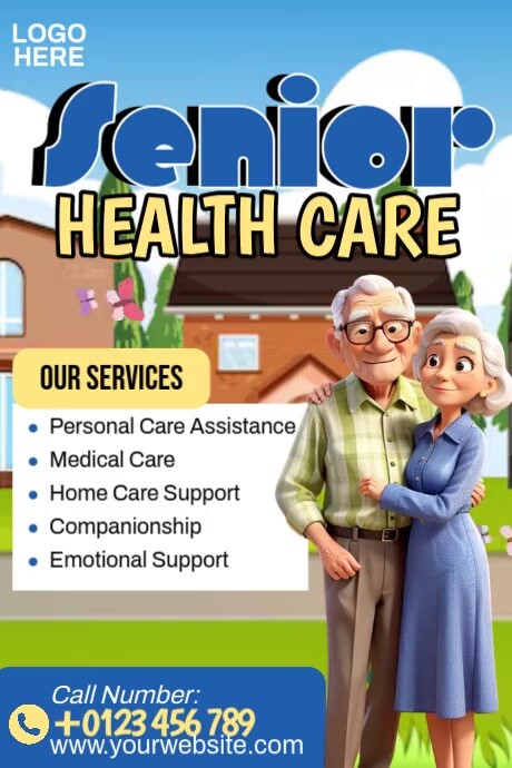 Senior Health Care Template | PosterMyWall