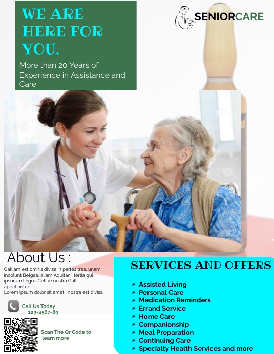 Copy of senior medical care | PosterMyWall