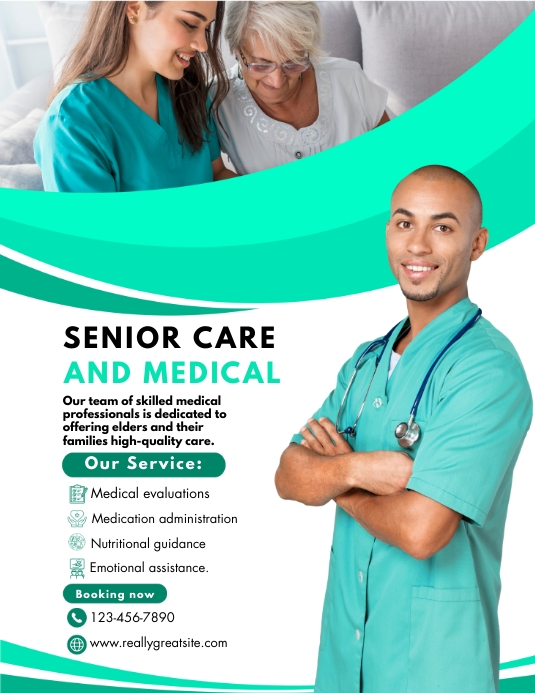 Copy of SENIOR MEDICAL CARE | PosterMyWall