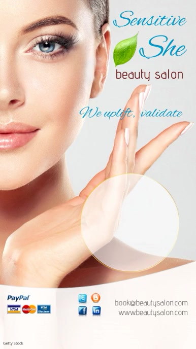 Sensitive she advert Template | PosterMyWall