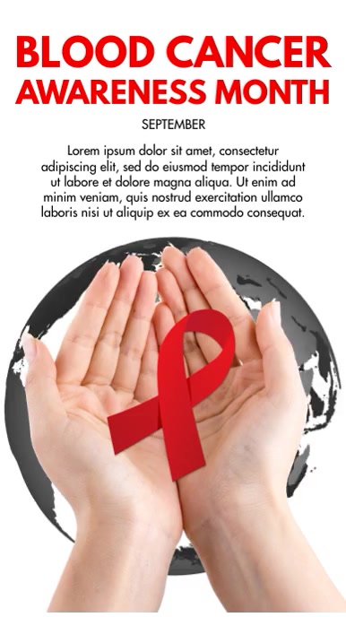 Sep - Blood Cancer Awareness Month Template | PosterMyWall