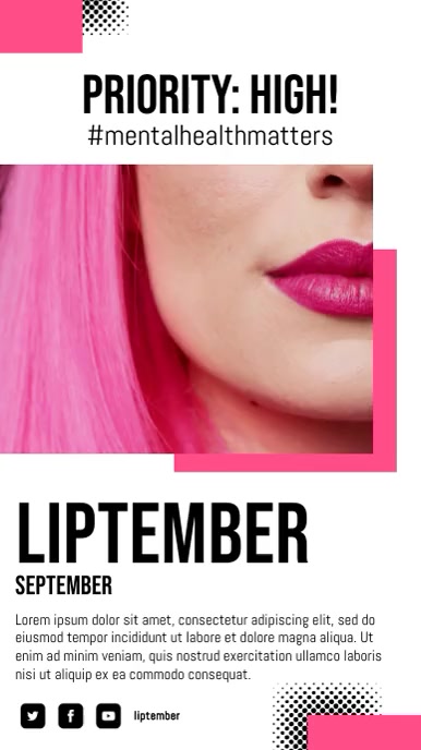 Sep - Liptember Template | PosterMyWall