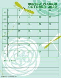 September 2023 Calendar planner Template | PosterMyWall