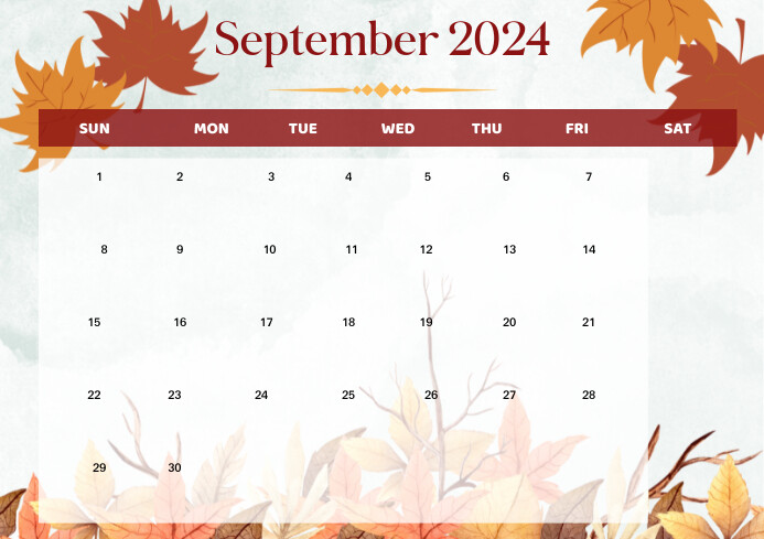 september calendar 2024 Template | PosterMyWall