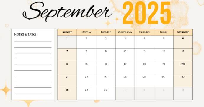 September calendar Template | PosterMyWall