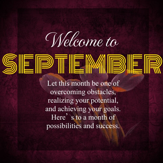 September Template | PosterMyWall