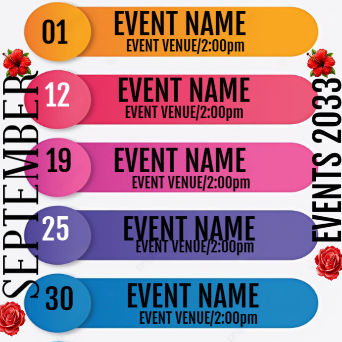 September event Template | PosterMyWall
