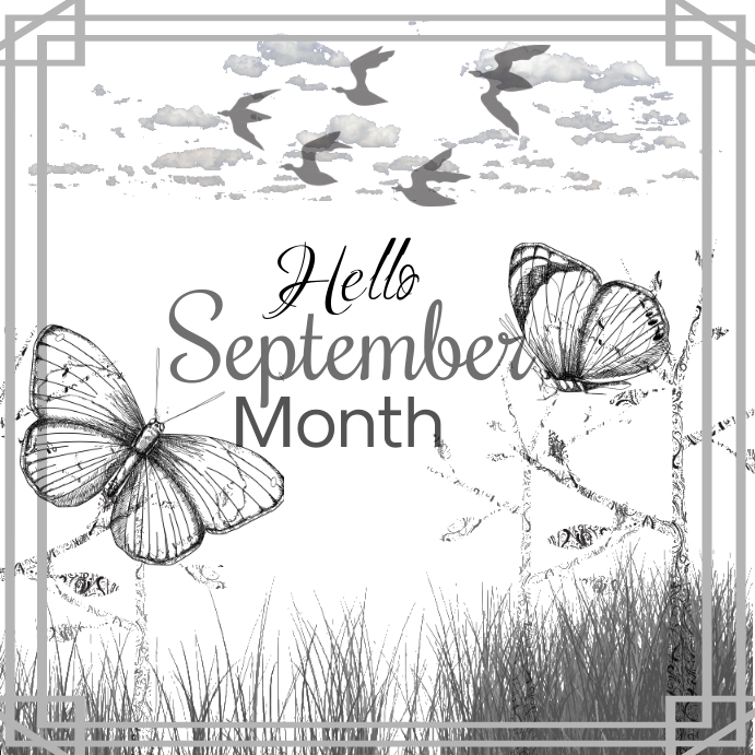 September month drawing Template | PosterMyWall