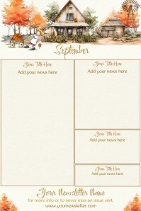 September Newsletter by Paula Template | PosterMyWall