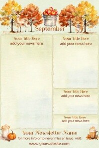September Newsletter by Paula Template | PosterMyWall