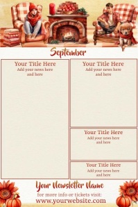 September Newsletter by Paula Template | PosterMyWall