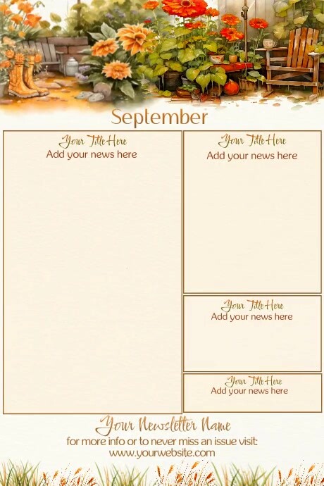 September Newsletter by Paula Template | PosterMyWall