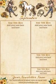 September Newsletter by Paula Template | PosterMyWall