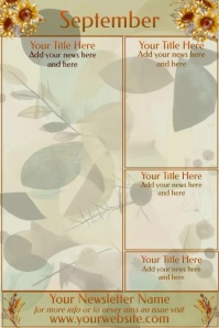 September Newsletter by Paula Template | PosterMyWall
