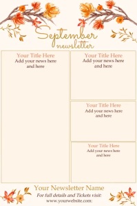 September Newsletter by Paula Template | PosterMyWall