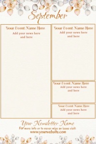 September Newsletter Template | PosterMyWall