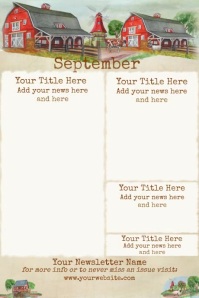 September Newsletter by Paula Template | PosterMyWall