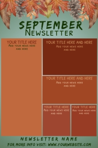 September Newsletter Template | PosterMyWall
