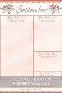 September Newsletter Template | PosterMyWall