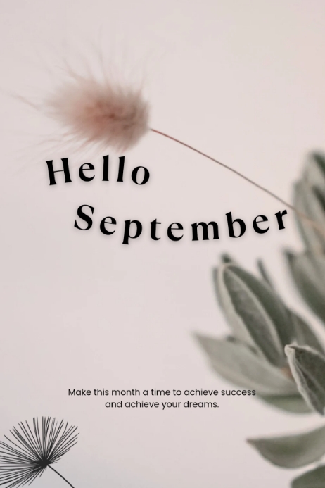 September poster illustration Template | PosterMyWall