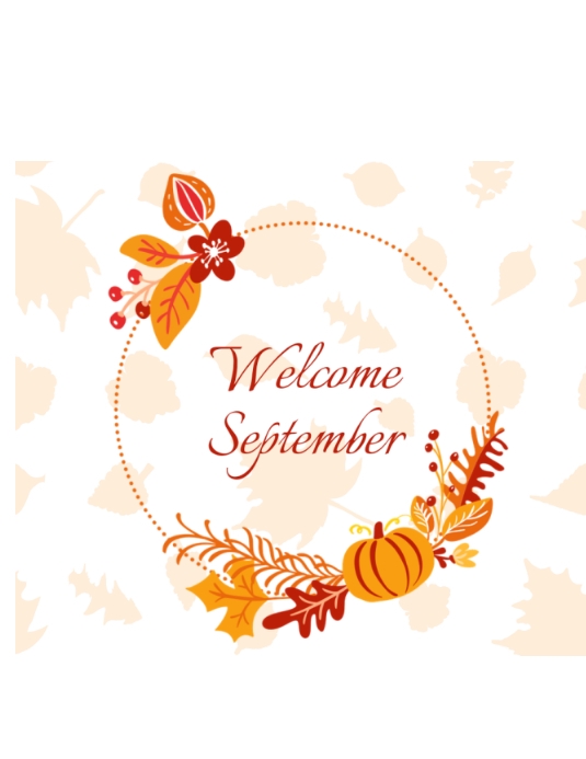 September template | PosterMyWall