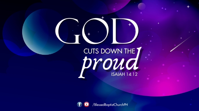 Sermon Poster Isaiah 14:12 Template | PosterMyWall