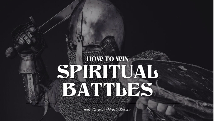 sermon topic design flyer spiritual battles | PosterMyWall